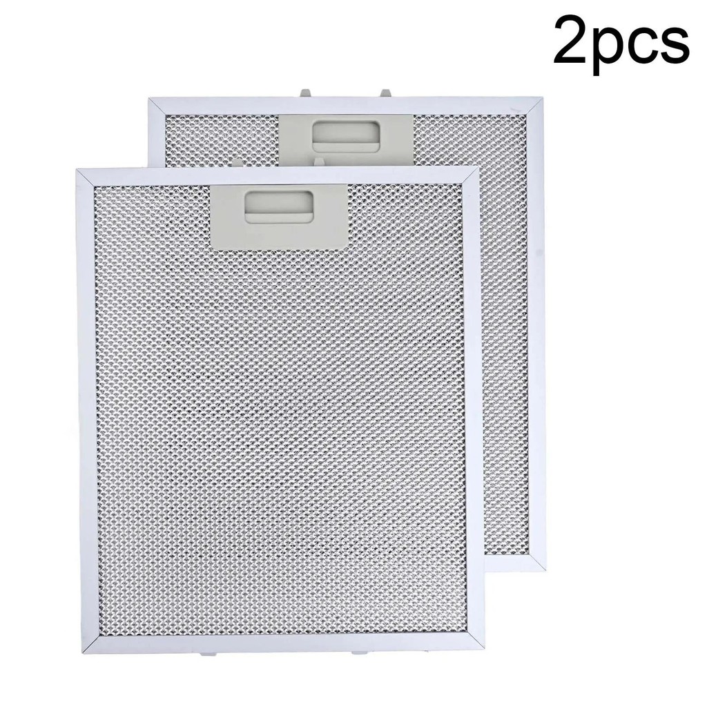 Jual 2Pcs Grease Filter Cooker Hood Filters Metal Mesh Extractor Vent ...