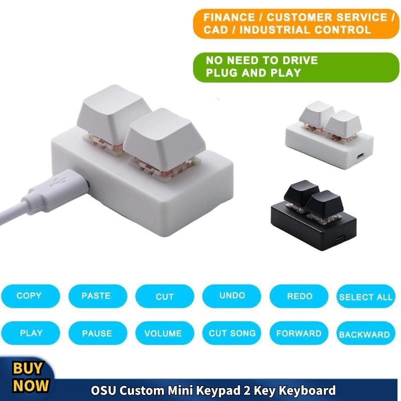 Jual OSU Custom Mini Keypad 2 Key Keyboard Programming Macro Keyboard ...