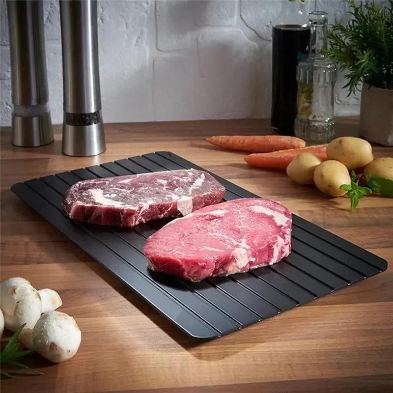 Jual Aluminium Fast Defrosting Tray Frozen Meat Thawing Fresh Healthy ...