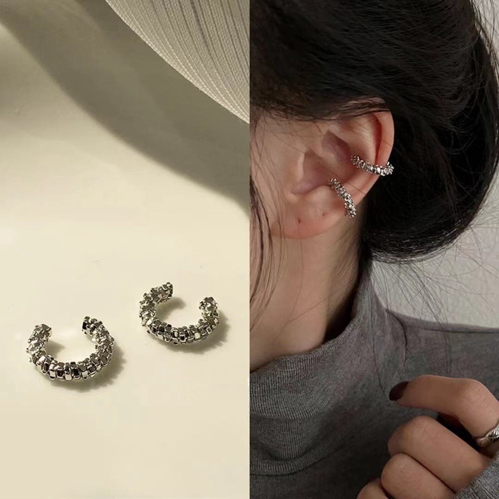Jual Anting Barbara Sand Anting Tanpa Tindik Ear Clip Alloy | Shopee ...
