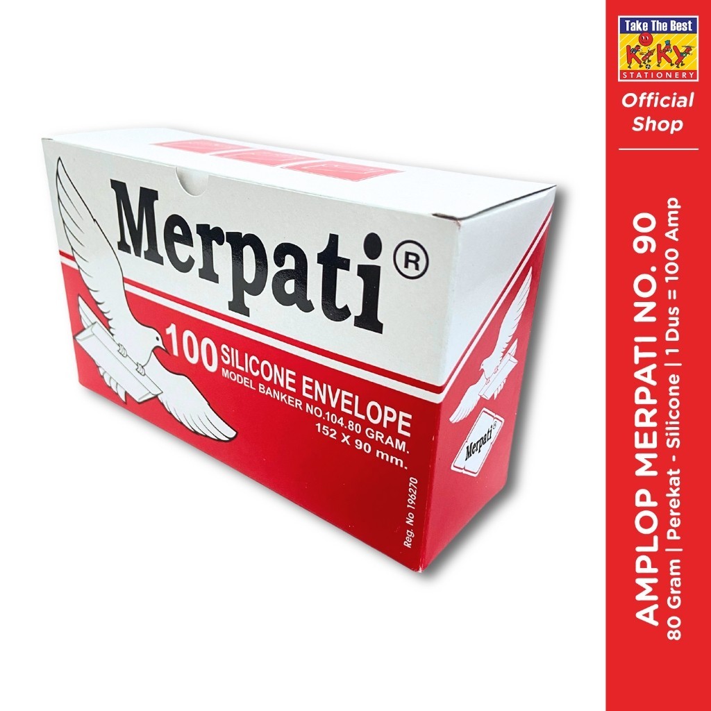 Jual Amplop Merpati No. 90 - 80 GRAM Silicone (Perekat) - 100 Amplop ...