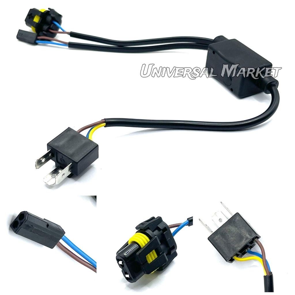 Jual Kabel adapter Converter Konversi dari soket H4 jadi H11 dan HB3 ...