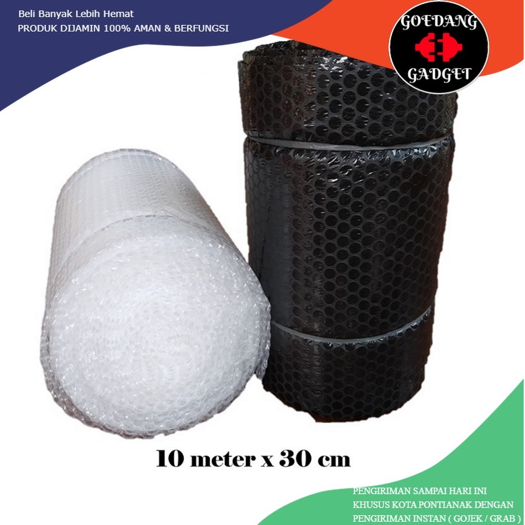 Jual (CEK WARNA) 10M X 30CM Bubblewrap 10 meter x 30 cm Bubble Wrap Plastik Bublewrap Packing ...
