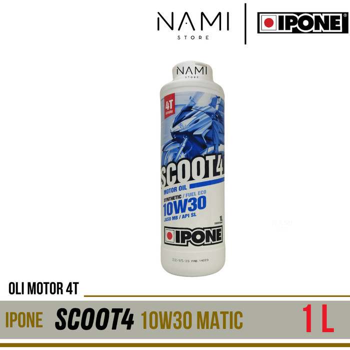 Jual IPONE SCOOT 4 10W-30 (1L) / SCOOT4 10W30 - Oli Mesin Motor Matic ...