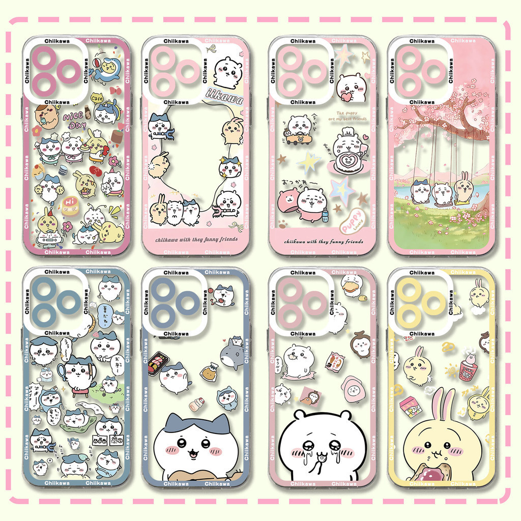 Jual Japan comics Cute Chiikawas Phone Case For iPhone 15 14 13 12 11 ...