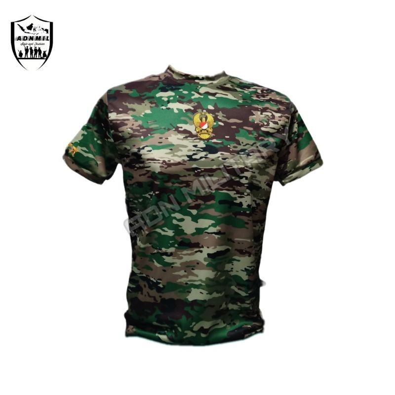 Jual kaos dalam tni full printing terbaru loreng tni baru kasad tni kaos pdl tni nkri new ...