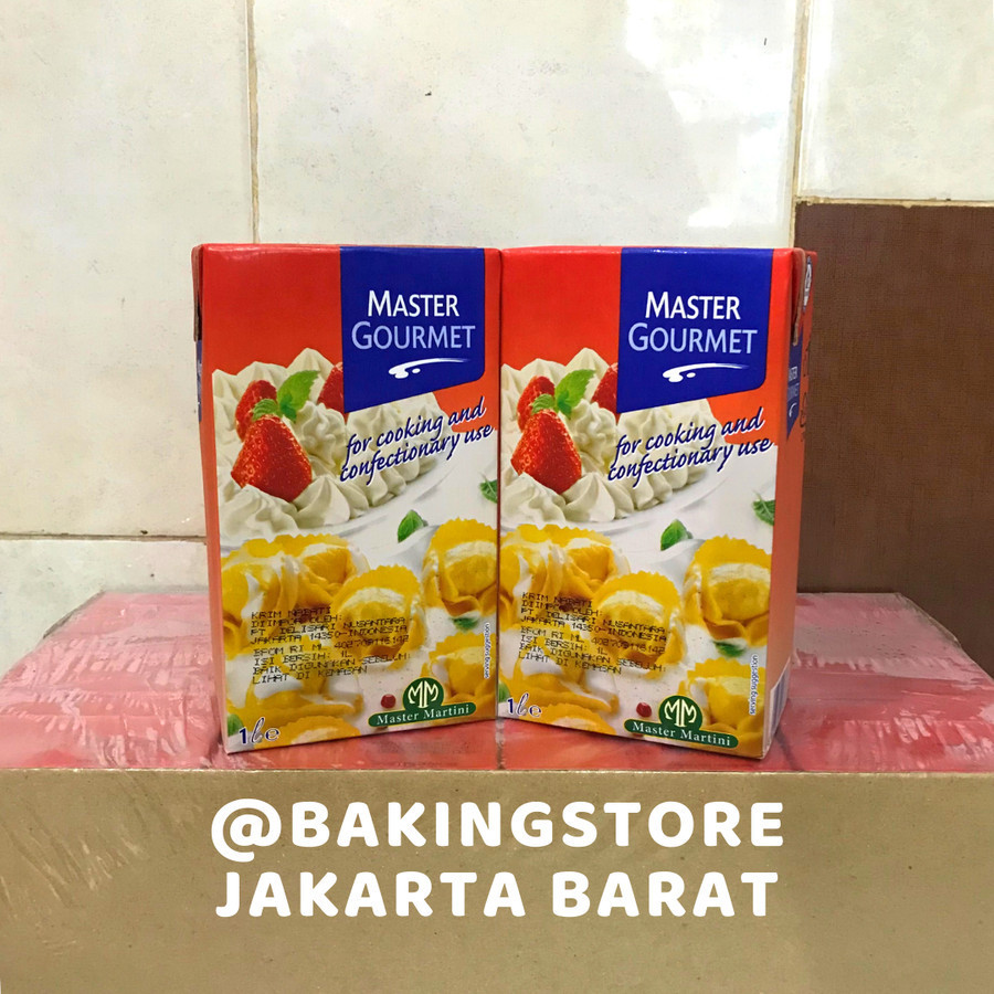 Jual [KARTON] Cooking Cream Master Gourmet 12 x 1L | Krim Masak ...