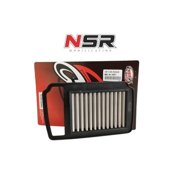 Jual FILTER UDARA STAINLESS CMZ MIO SPORTY & MIO SOUL Saringan Udara ...