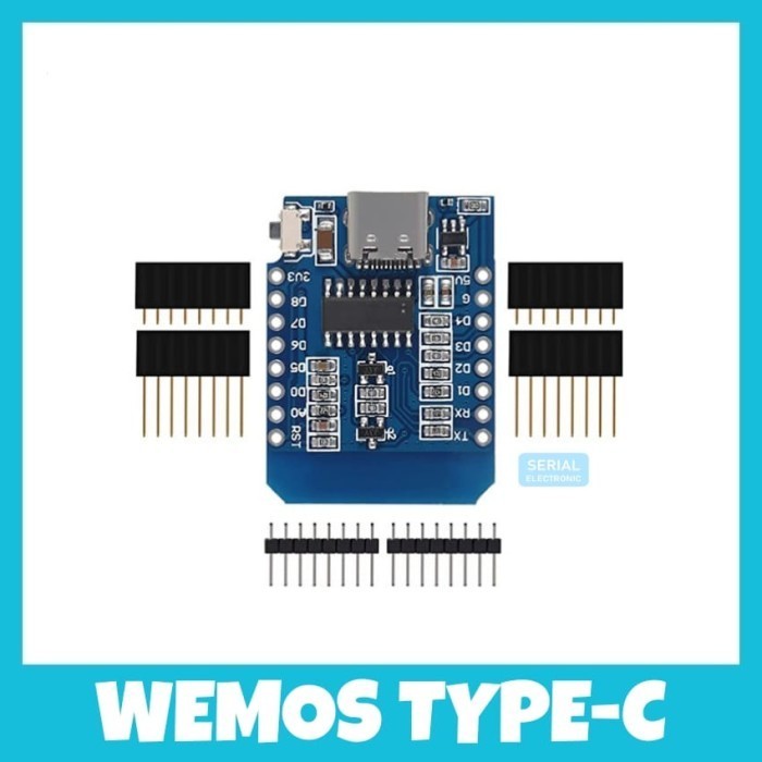 Jual WEMOS D1 TYPE C MINI 4MB CH340 LUA WIFI IOT NODEMCU ESP8266 ESP ...