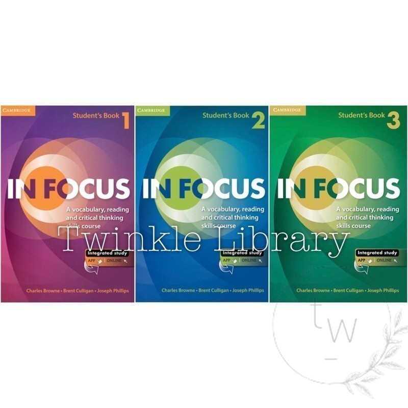 Jual BUKU FISIK In Focus 1 2 3 Student's Book - A vocabulary, reading ...