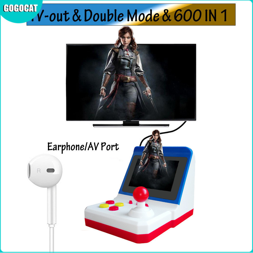 Jual 3 Inch Mini Arcade Game Console for FC Portable 8 Bit Handheld ...