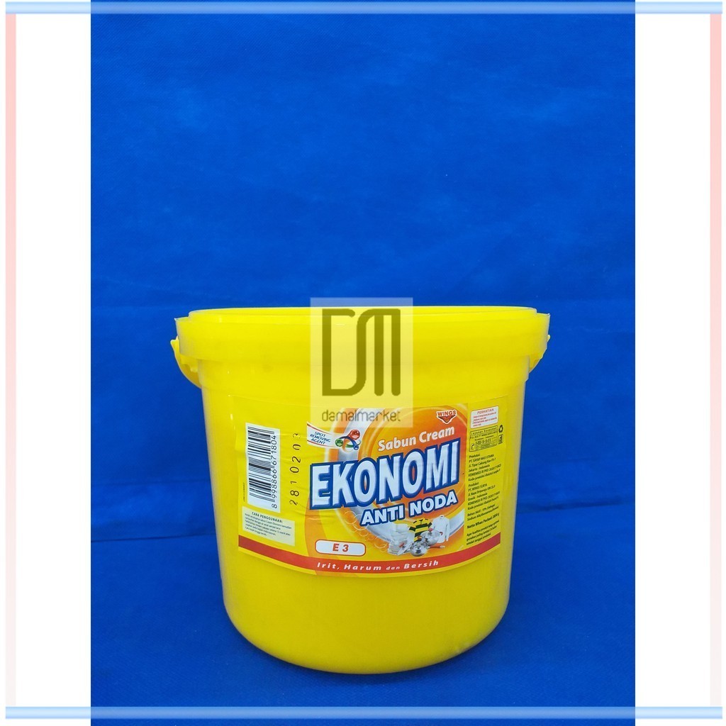 Jual Wings Ekonomi Kuning Sabun Colek & Krim 2850g - 3kg Ember – Anti ...