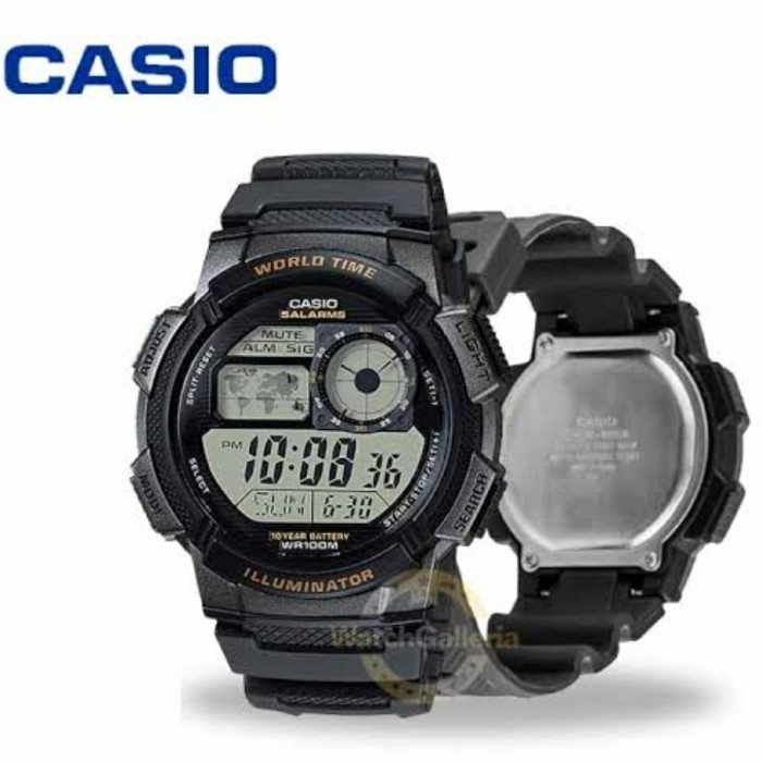 Jual jam casio digital original AE 1000W-1AVDF sporty dial | Shopee Indonesia