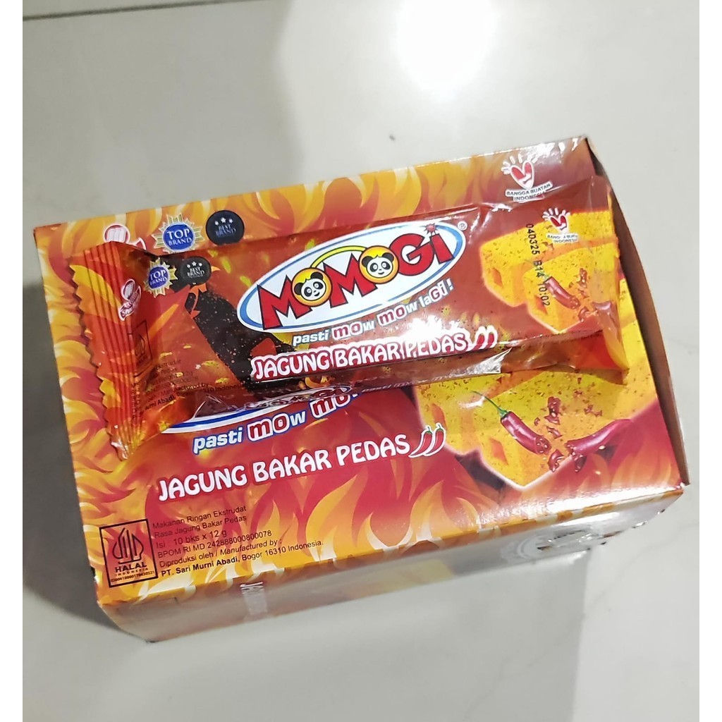 Jual Momogi Jagung Bakar Pedas 12 gr - PAK | Shopee Indonesia