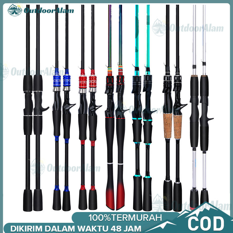 Jual DAIWA joran pancing Casting joran Spinning 1.65m/1.8m/2.1m/2.4m Lasak pancing karbon DAIWA ...