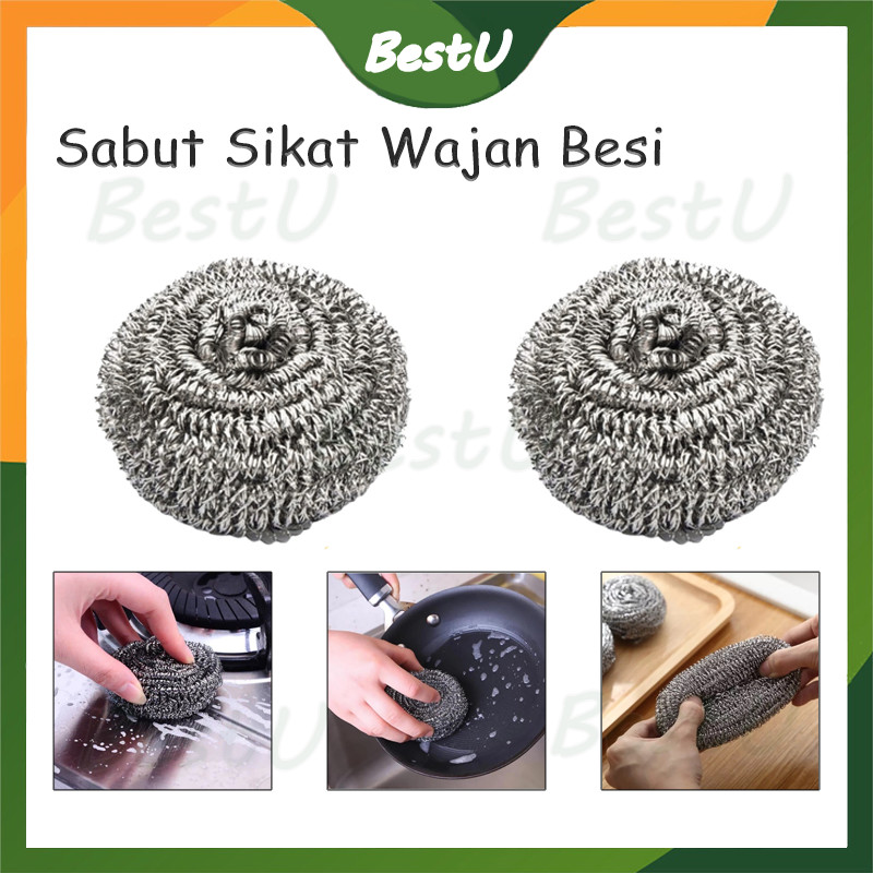 Jual Sabut Besi Stainles Besar / Kawat Cuci Piring Anti Karat / Sikat ...