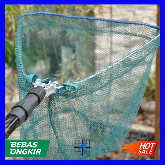 Jual Serokan Jaring Ikan 190 CM Telescopic Fishing Net Pole Aluminium ...
