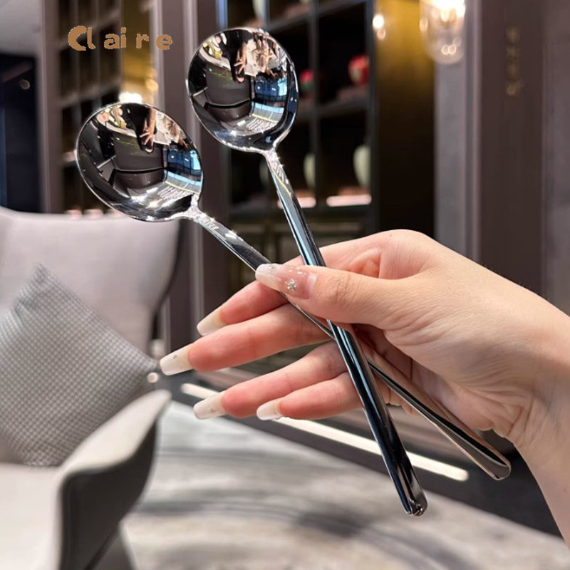 Jual Sendok Korea Bulat Besi / Sendok Bulat Stainless Steel Anti Kara ...