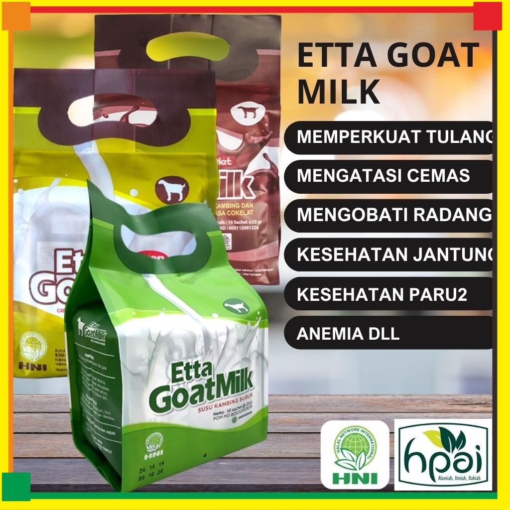 Jual Susu Kambing Ettawa | Etta Goat Milk | Rasa Original Aren Coklat ...