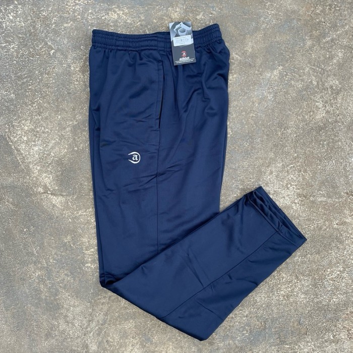 Jual Celana Training ATHLET Polos Navy Biru Dongker Original | Shopee ...