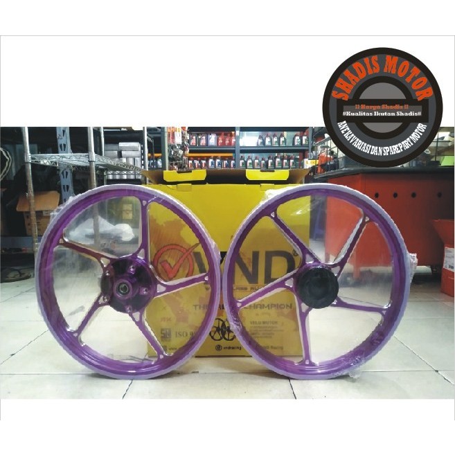 Jual Velg Bintang VND Palang 5 AK-55 MX King 160/160 Ring 17 Warna Ungu ...