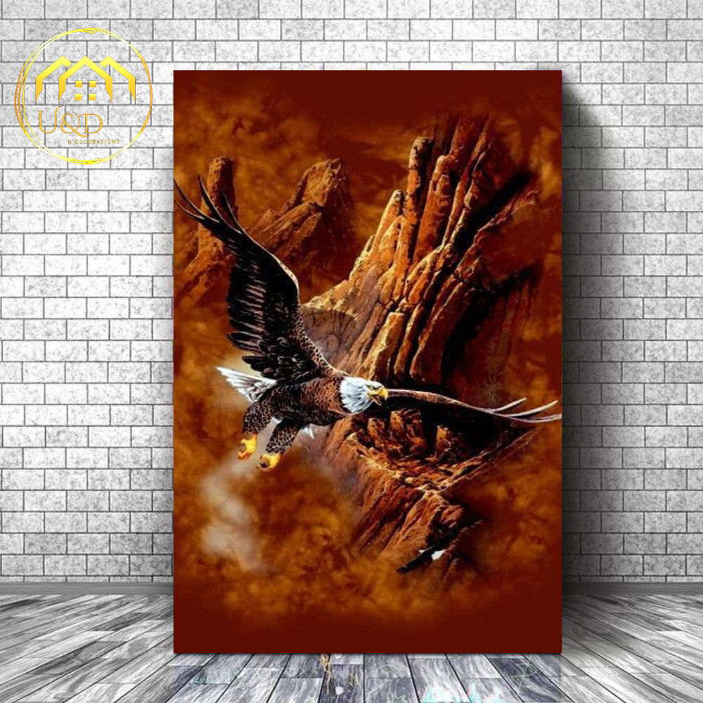 Jual POSTER KAYU BURUNG ELANG - POSTER HEWAN ELANG - HIASAN DINDING ...