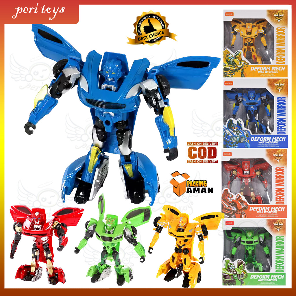 Jual Mainan Robot Mobil Deform Warrior / Deform Warrior / Robot ...