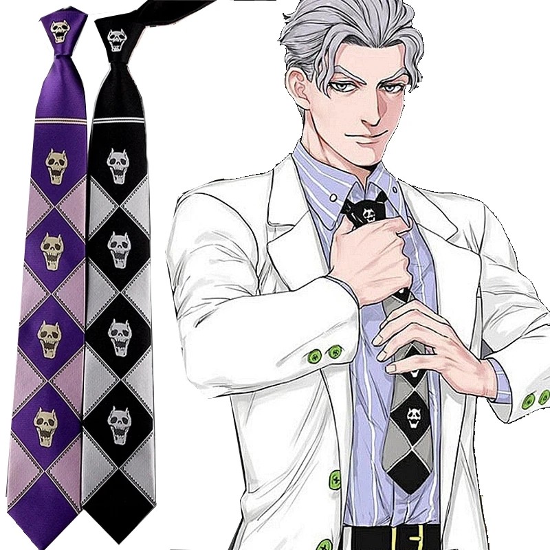 Jual Anime Tie for Man JoJo's Bizarre Adventure Kira Yoshikage Cosplay ...