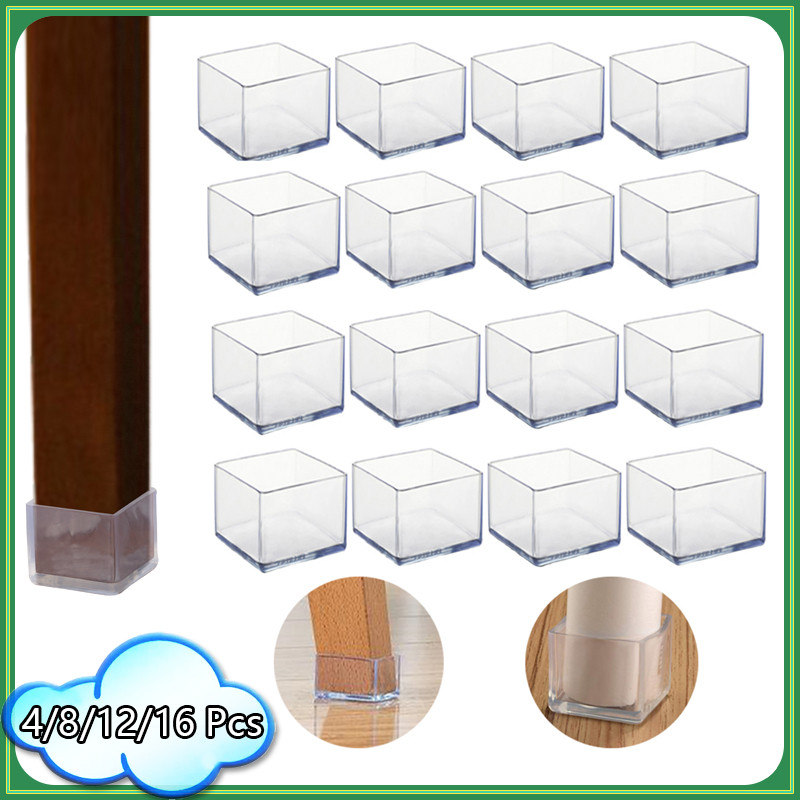 Jual 4/8/12/16 PCS Non-Slip Table Feet Caps CoverAnti-Noise Chair Leg ...