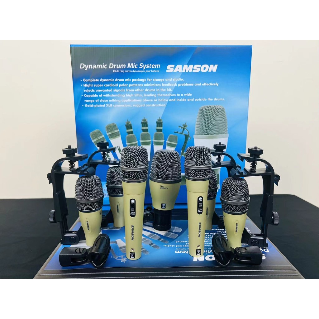 Jual MIC DRUM SAMSON DMK7 SS / dmk7 SS LENGKAP DMK 7SS | Shopee Indonesia