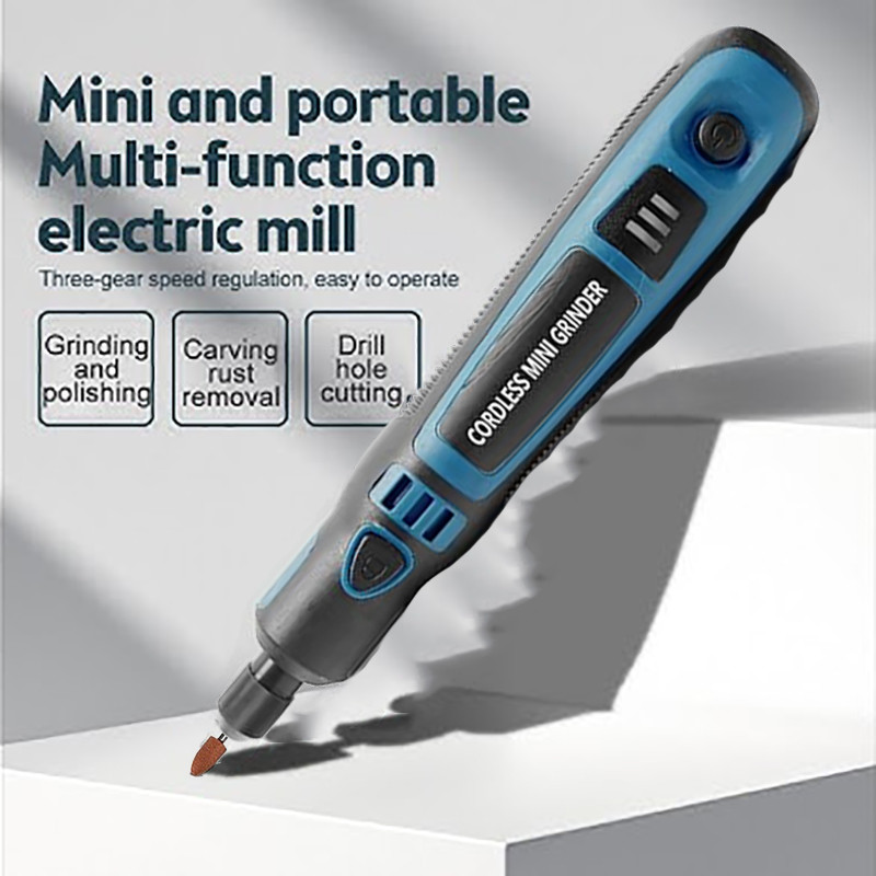 Jual Bor Mini Grinder Cordless 3.6V Drill Tuner 3 Kecepatan Mesin ...