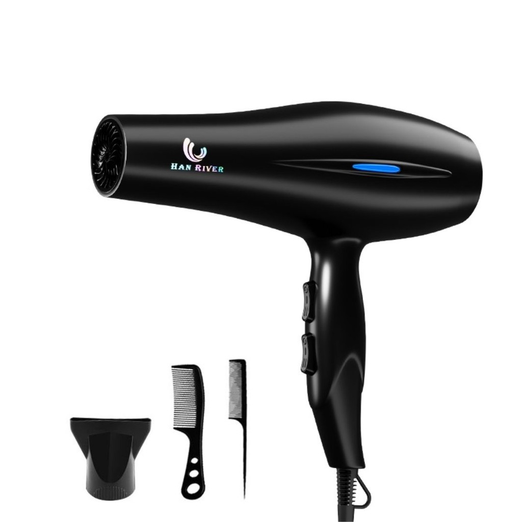 Jual HAN RIVER Hair dryer HRHD01BK 800W Cold Hot Wind Pengering Rambut ...