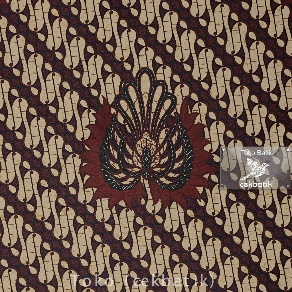 Jual kain batik - Motif Batik Parang Gurdo Coksu (Sogan Klasik ...