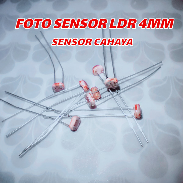 Jual ldr sensor cahaya resistor 4mm kecil | Shopee Indonesia