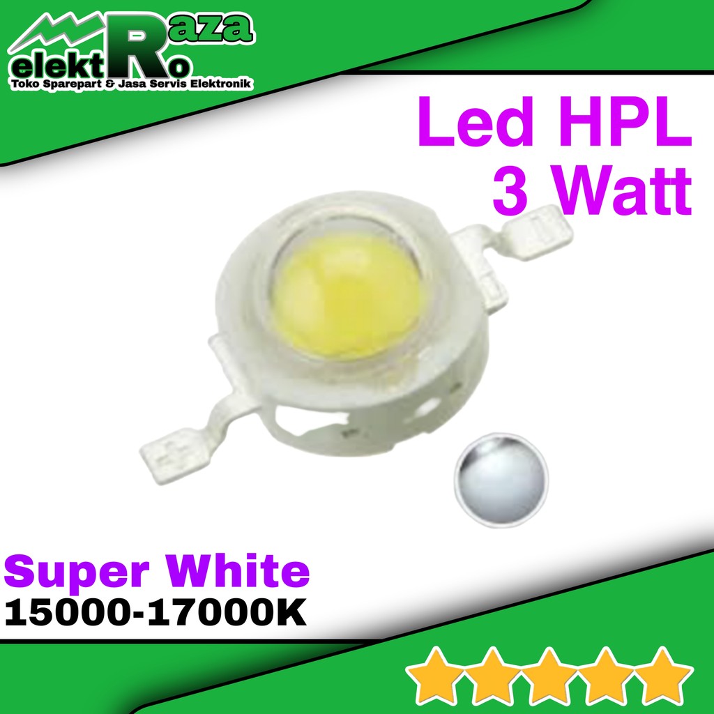 Jual Lampu Led HPL Super White 3 Watt | Shopee Indonesia