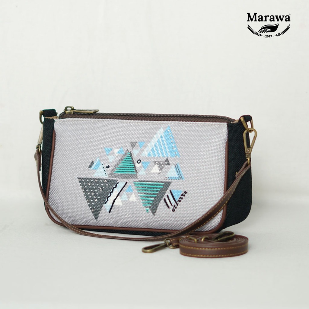 Jual MARAWA Tenzo - Trique Shoulder Bag Tas Etnik Mini Wanita Handmade ...