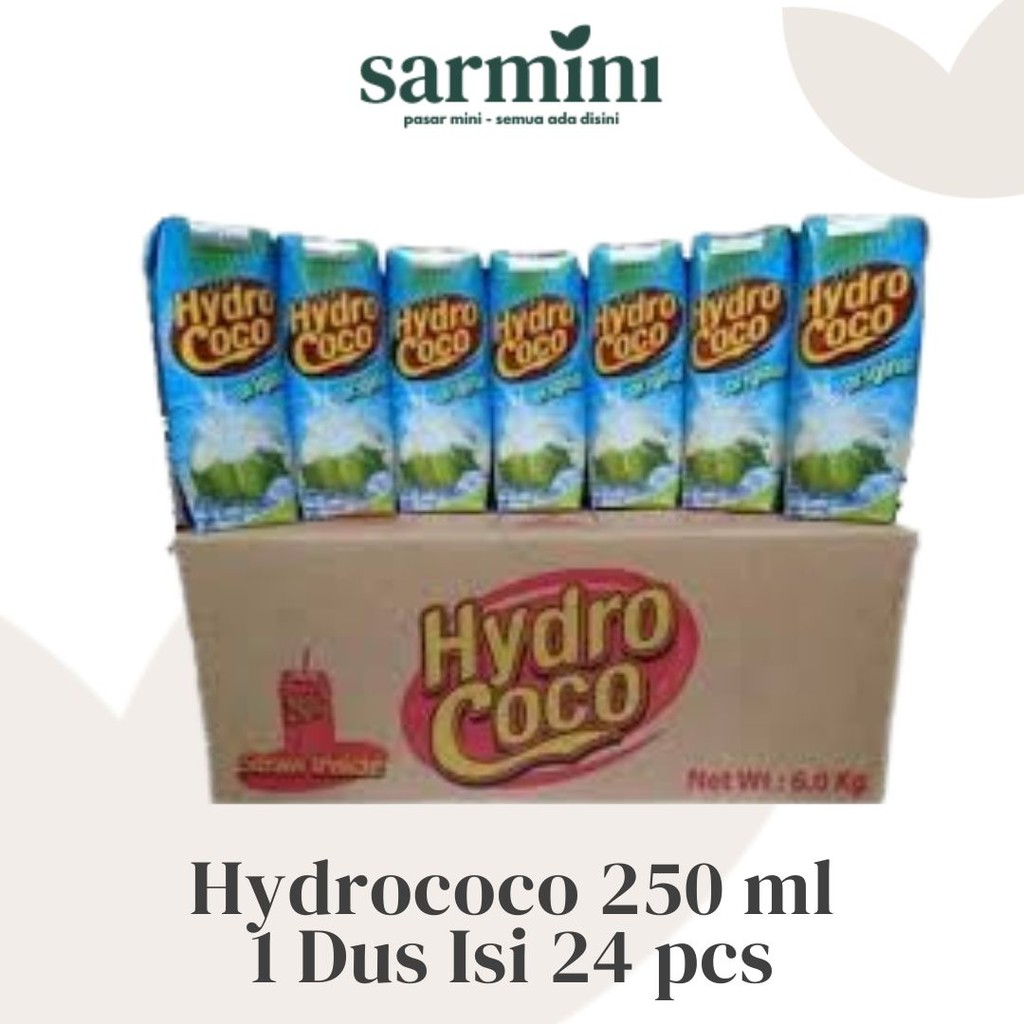 Jual Hydro Coco Original 250ml 1 Dus Isi 24 pcs | Shopee Indonesia