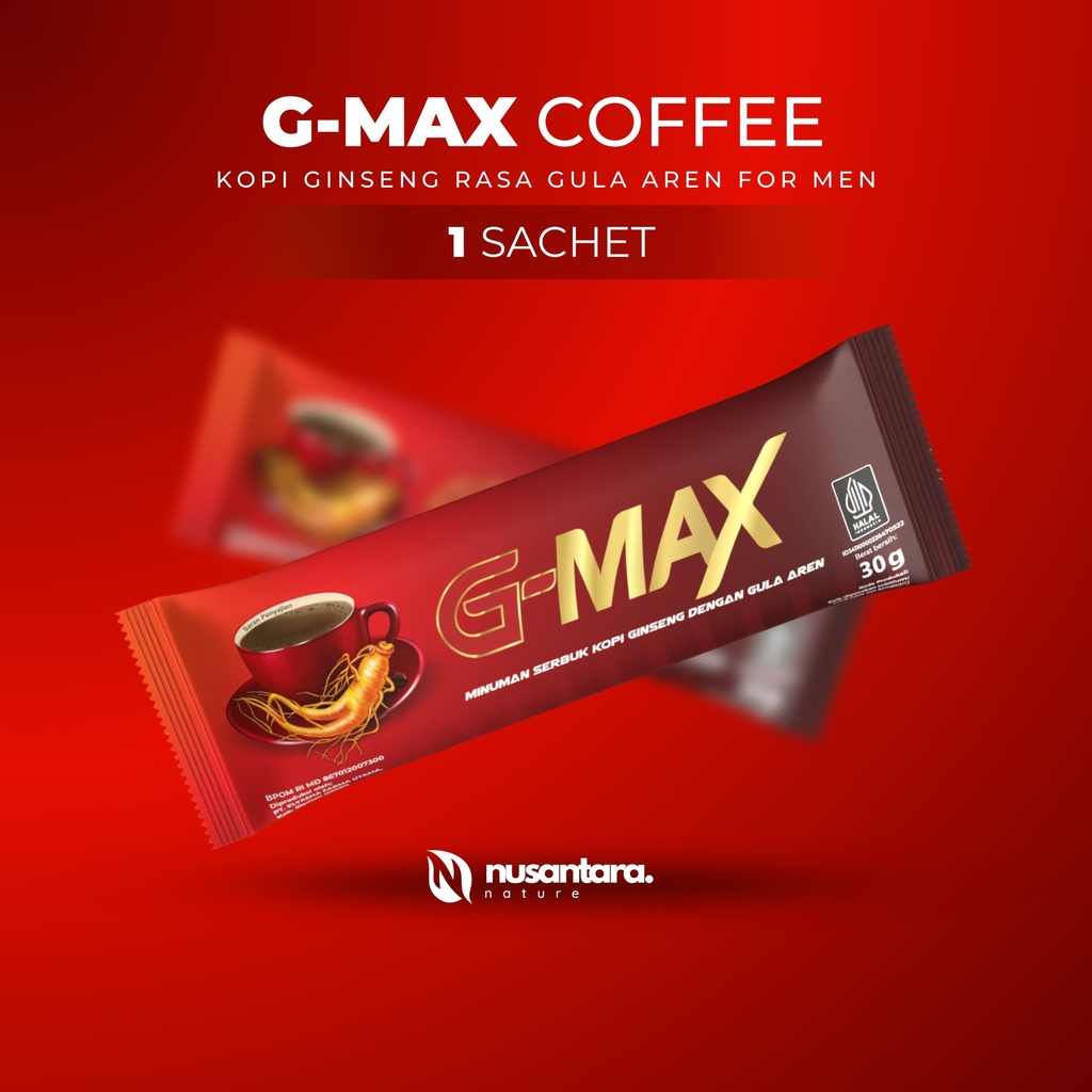 Jual Kopi G-MAX Original - Kopi Ginseng Stamina Pria Dewasa Kuat Dan Tahan Lama Tanpa Efek ...