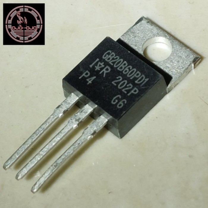 Jual GB20B60PD1 To-220 20B60 GB20B60 IRGB20B60PD1 SMPS IGBT 20A 600V Transistor N-Channel IR ...