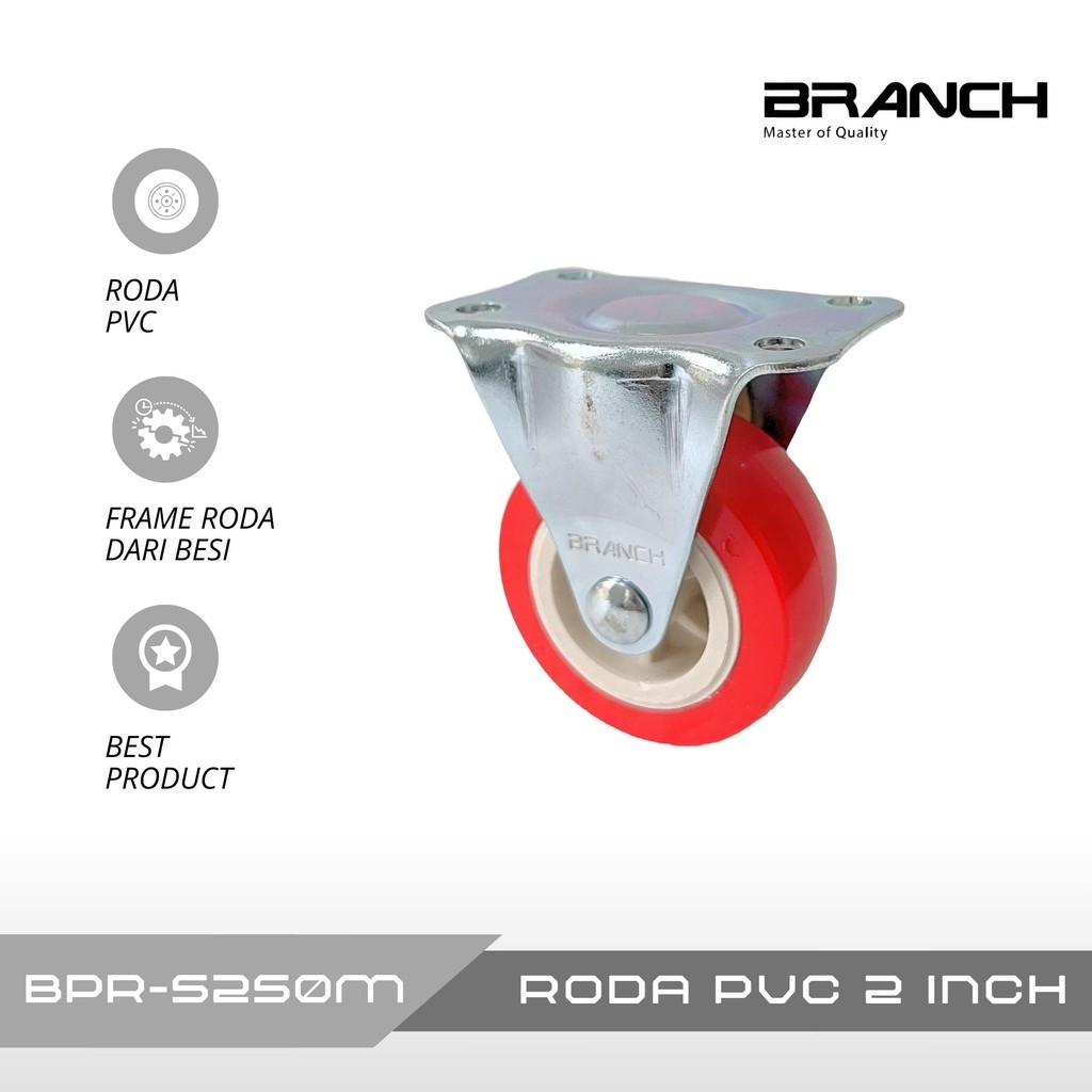 Jual TBL Roda Nylon Pvc 2 Inch MATI / Troli / Nylon / Roda Pvc Branch ...