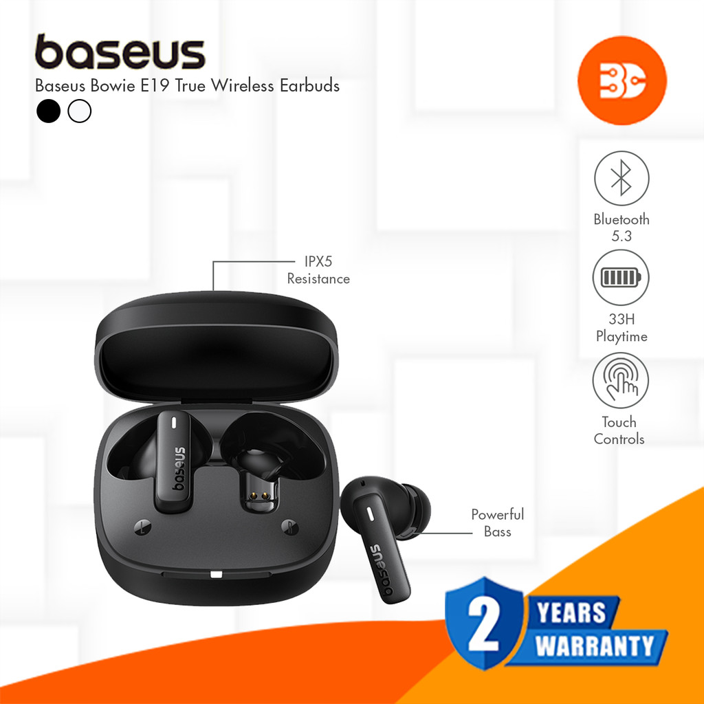 Jual BASEUS Bowie E19 Wireless Earbuds Bluetooth Earphones TWS | Shopee ...