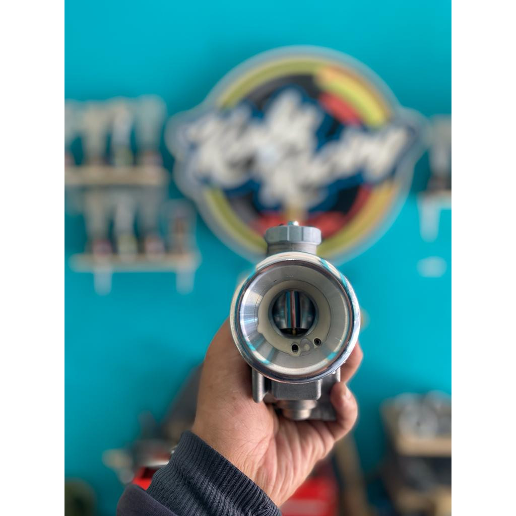 Jual KARBURATOR PWL 28 KRJ SUPERFLOW CNC + VELO | Shopee Indonesia