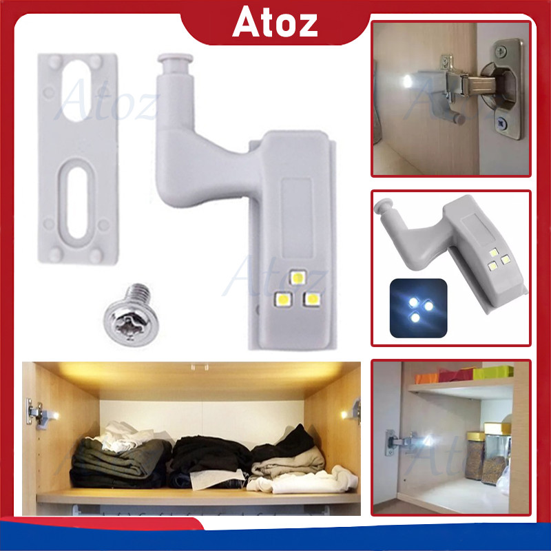 Jual lampu led engsel pintu lemari laci kabinet/hinge light otomatis ...