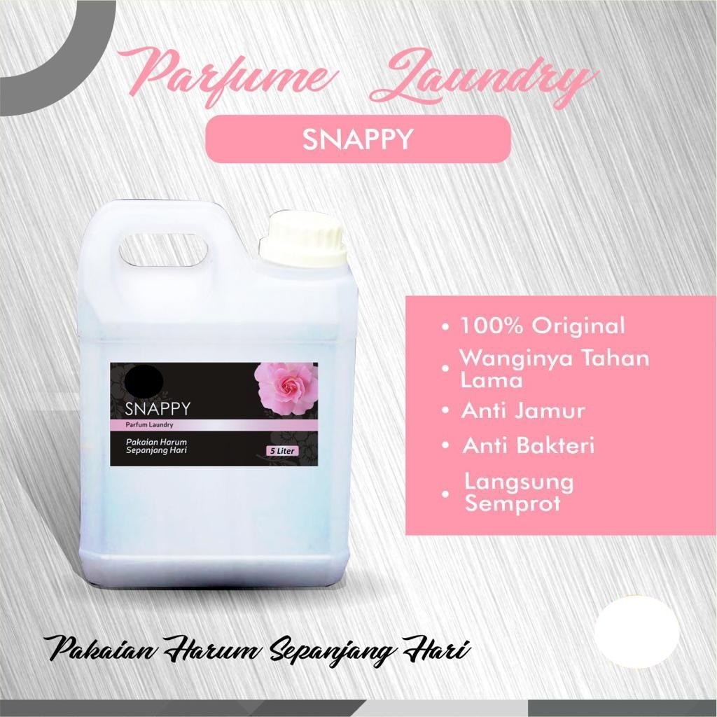 Jual Parfum Laundry& Seterika 5 LITER - AROMA SNAPPY | Shopee Indonesia