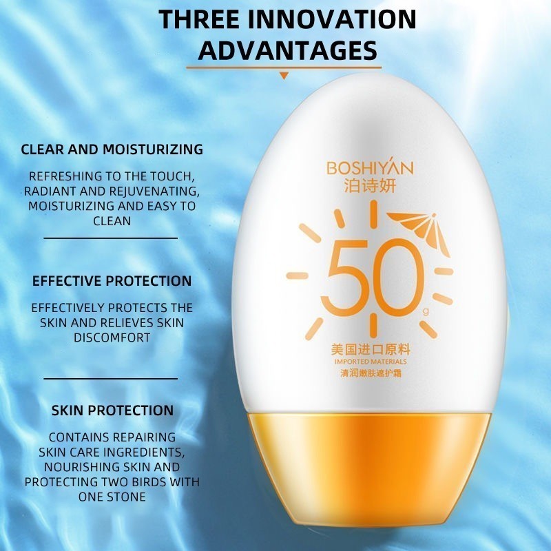 Jual SPF 50 Sunscreen Whitening Sunblock Cream Wajah Dan Badan ...