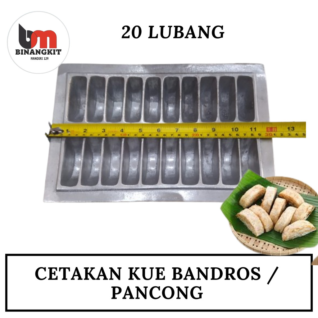 Jual CETAKAN KUE BANDROS / PANCONG / PUKIS 20 LUBANG | Shopee Indonesia