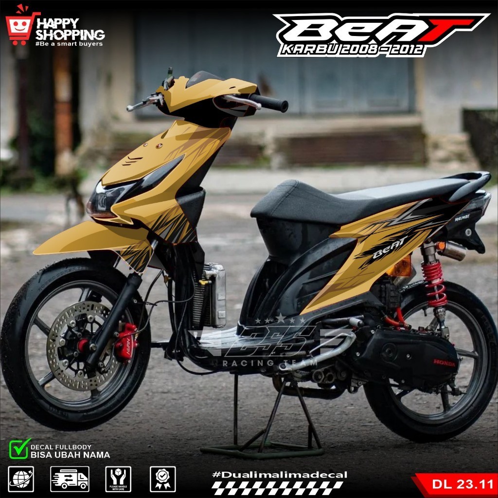 Jual Decal Sticker BEAT KARBU 2008 2009 2010 2011 2012 Fullbody ...