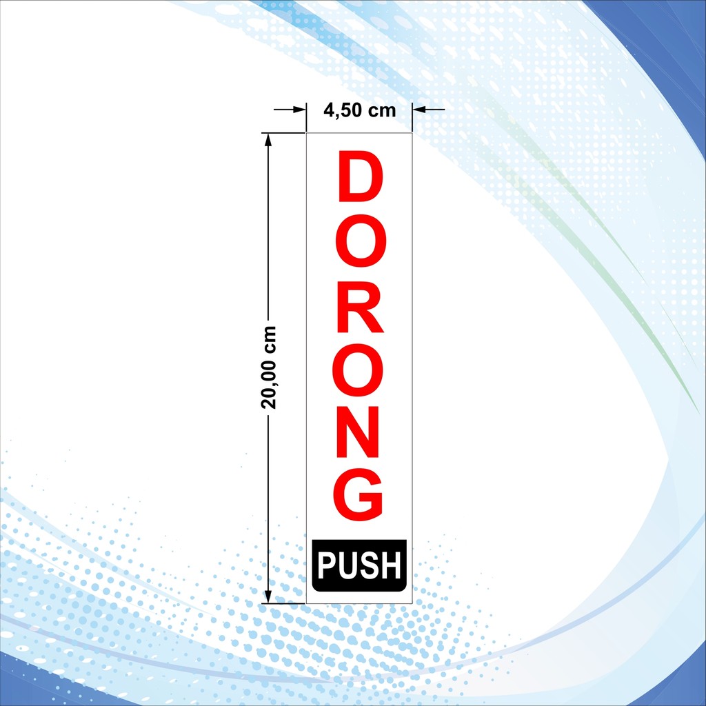 Jual RAC AKRILIK PINTU DORONG TARIK GESER/SIGN ACRILIK PUSH PULL SLIDE ...