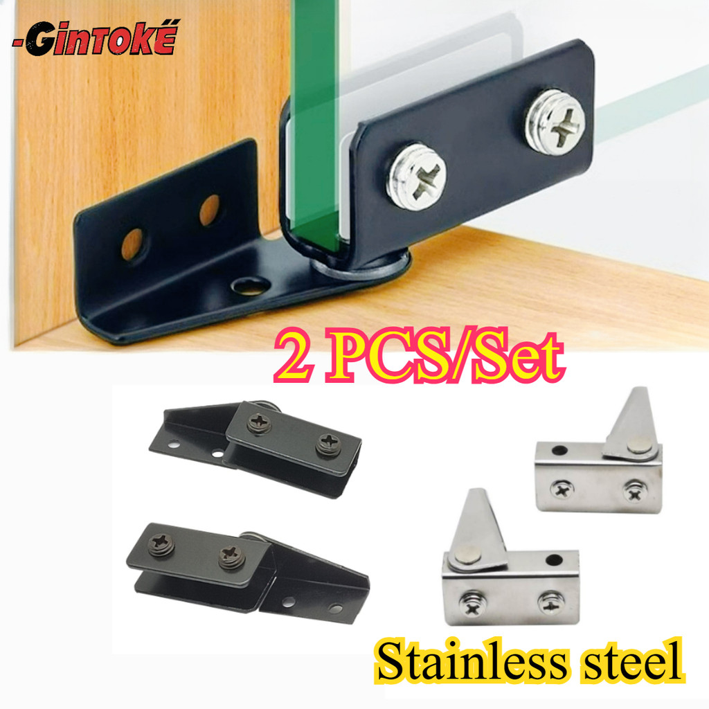 Jual 2pcs/Set Engsel Pivot Kaca Jepit Stainless Engsel Kaca Jepit 5 ...