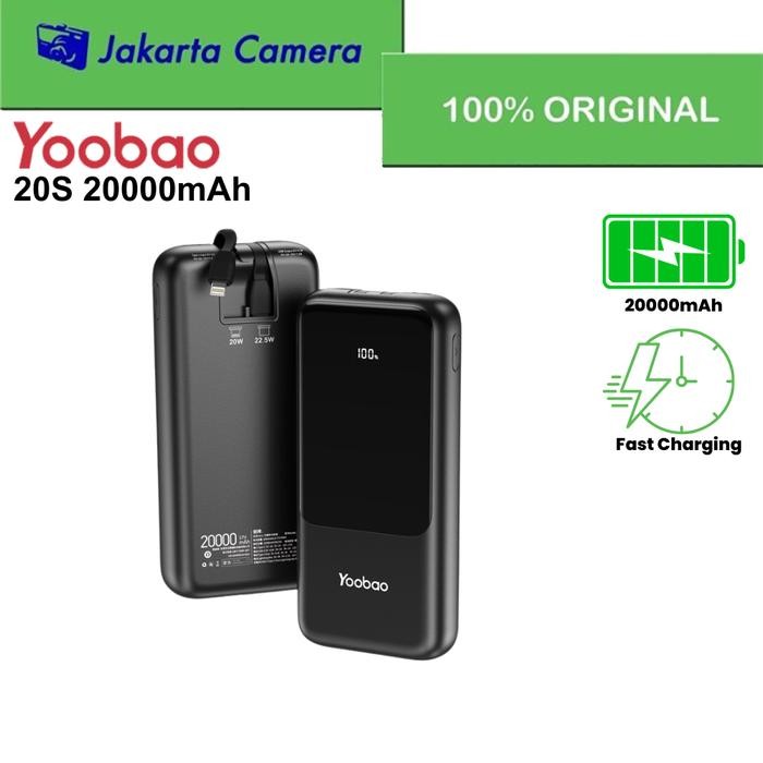 Jual Yoobao Powerbank 20S 20000mAh Pengisian Cepat Original dengan Kapasitas 20000mAh | Shopee ...